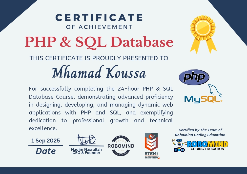 RoboMind Coding Education | Online Coding Classes for Kids & Teens in Lebanon